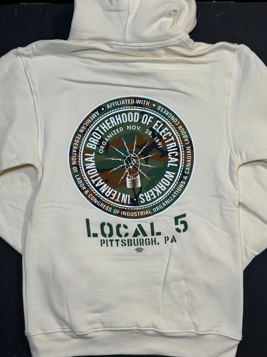 IBEW Local 5 Camo Hoodie – UNION MERCH