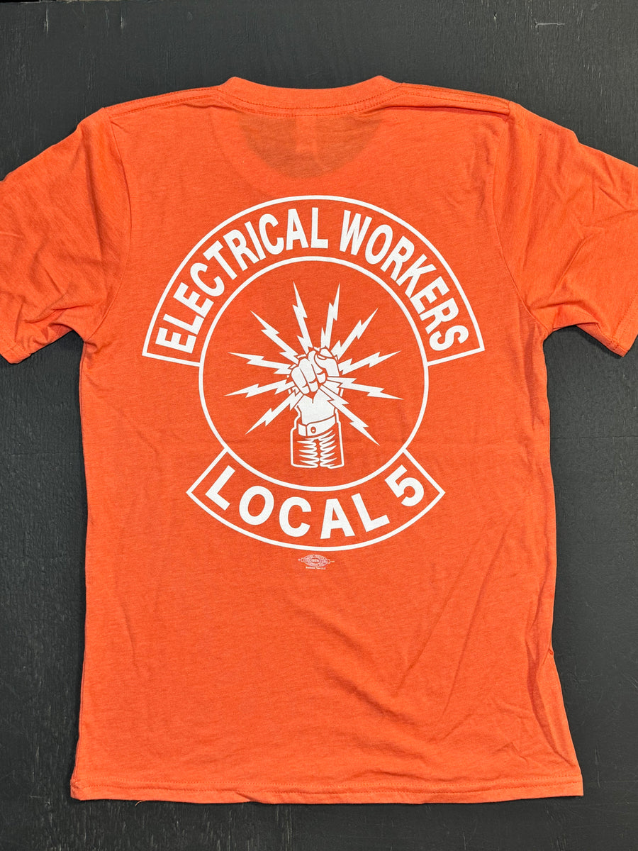 IBEW Local 5 Orange T-shirt – UNION MERCH